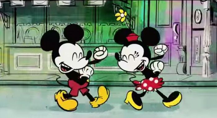 Mickey Mouse Le Couple Adorable
