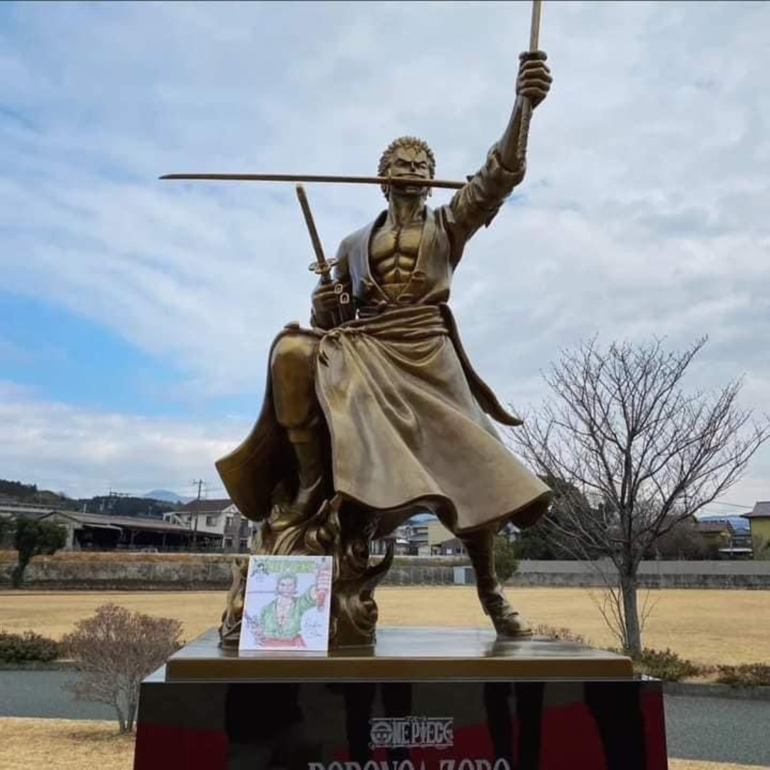 Statue Roronoa Zoro One Piece Kumamoto Au Japon Eiichiro Oda Statue Roronoa Zoro One Piece Kumamoto Au Japon Eiichiro Oda